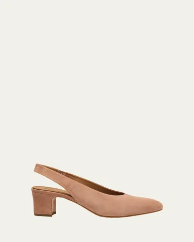 Aquatalia 50mm Trevi Suede Slingback Pumps In Multi | ModeSens