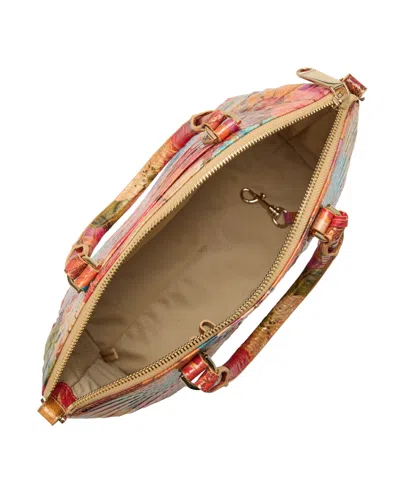 Brahmin Duxbury Croc Embossed Leather Satchel In Multi | ModeSens