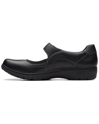 Clarks Carleigh Madi Leather Mary Jane Flat In Black | ModeSens