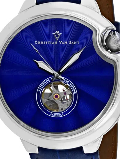 Christian Van Sant Cyclone 46mm Automatic Watch In Neutral | ModeSens