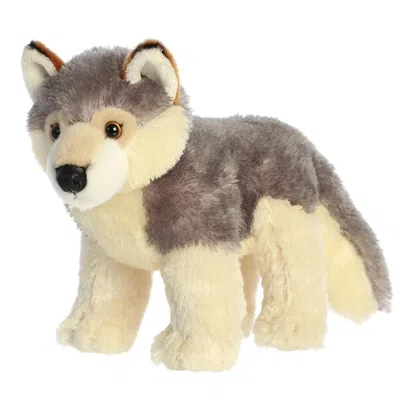 Flopsie Aurora Wily The Wolf 10.5-inch Stuffed Animal Plush In Neutral ...