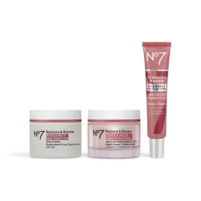 No7 Beauty Restore & Renew Multi Action Face & Neck Skincare System ...