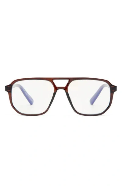 The Book Club The Atticus 53mm Aviator Blue Light Blocking Reading ...