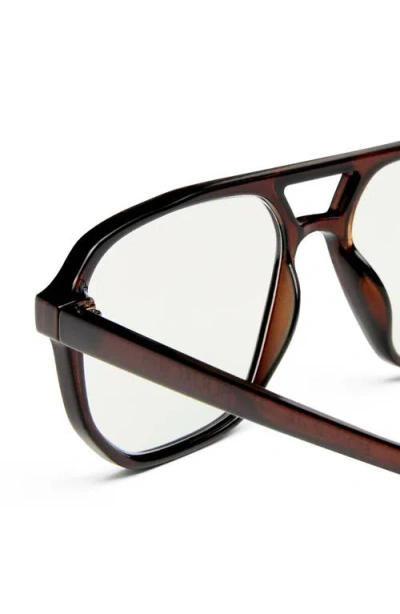 The Book Club The Atticus 53mm Aviator Blue Light Blocking Reading ...