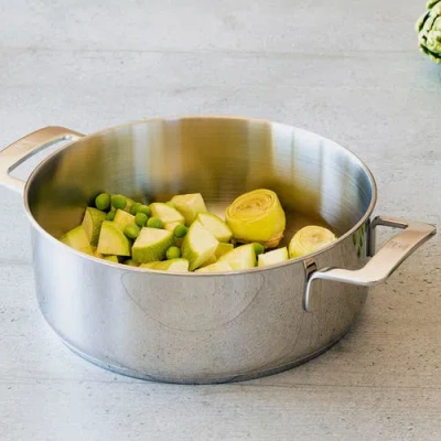 Bra Cookware Signature Stainless Steel Stock Pot W/glass Lid, 8-inch, 2 ...
