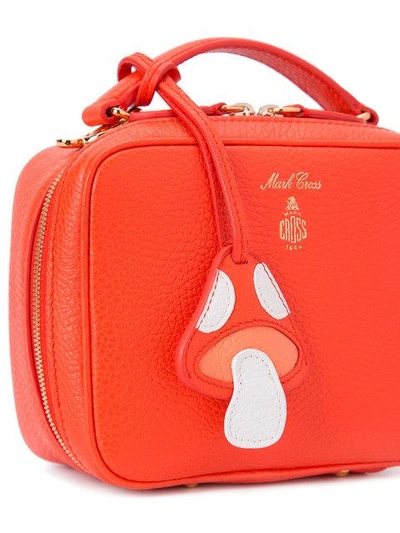 Mark Cross Laura Textured-leather Shoulder Bag | ModeSens