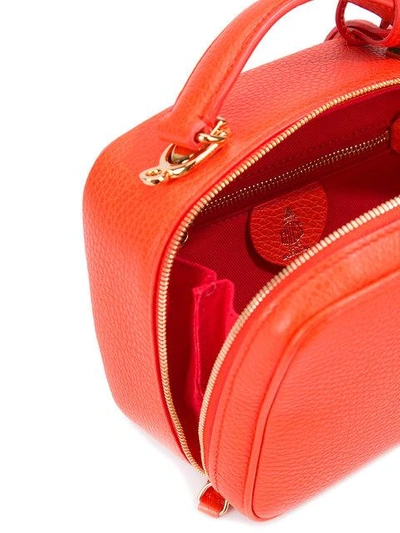 Mark Cross Laura Textured-leather Shoulder Bag | ModeSens