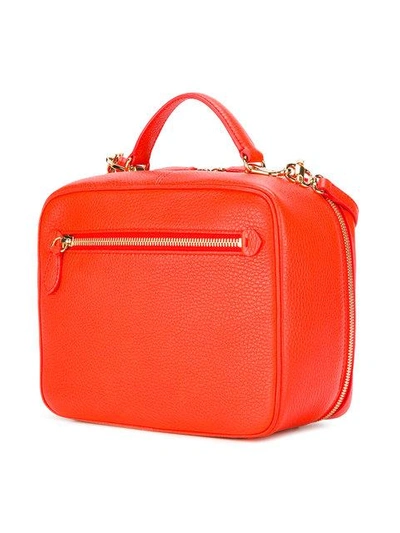 Mark Cross Laura Textured-leather Shoulder Bag | ModeSens