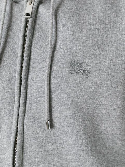 Burberry Claredon Regular Fit Zip Hoodie In Pale Grey | ModeSens