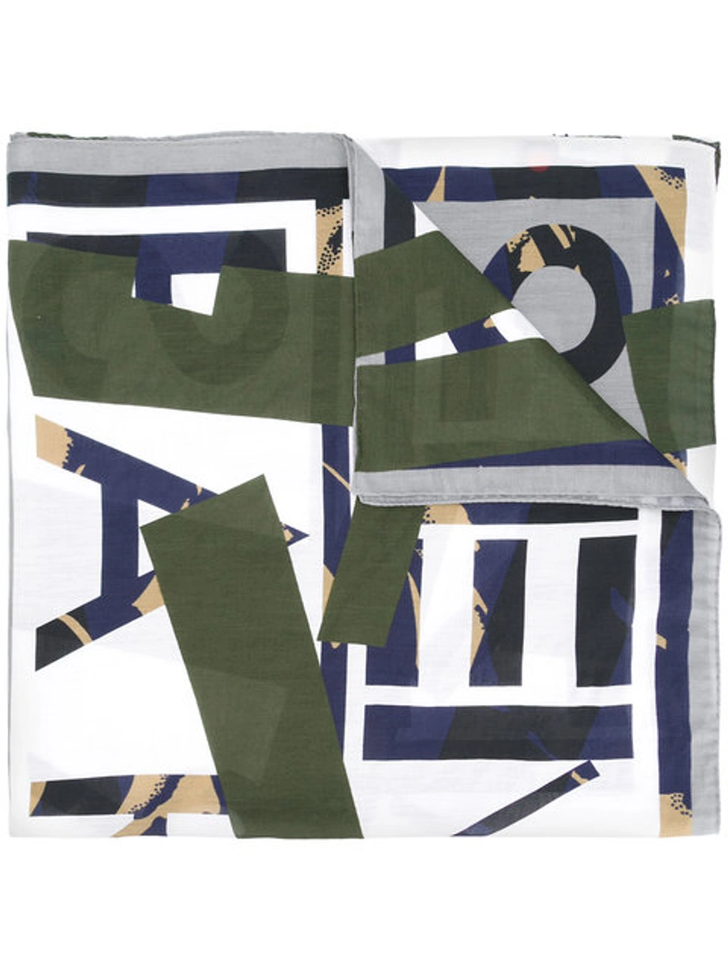 Kenzo Logo Letters Scarf | ModeSens