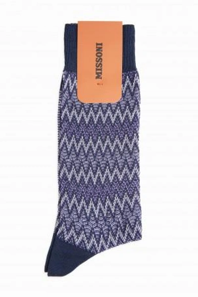Missoni Textured Striped Socks | ModeSens