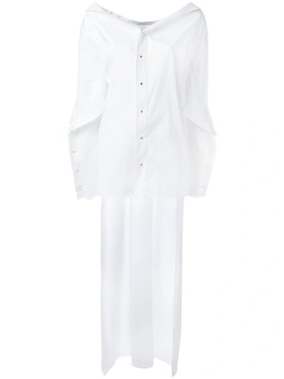 Esteban Cortazar Layered Sleeve Shirt | ModeSens