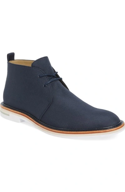 Calvin Klein 'jonas' Chukka Boot In Dark Navy Fabric | ModeSens