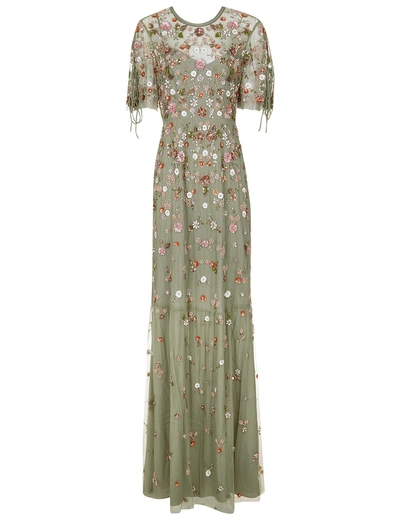 Needle & Thread Sage Embellished Floweret Gown | ModeSens