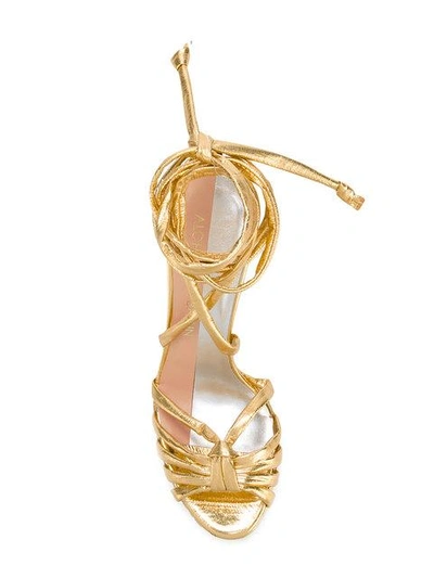 Alchimia Di Ballin Eryn 130 Platform Sandals In Gold | ModeSens