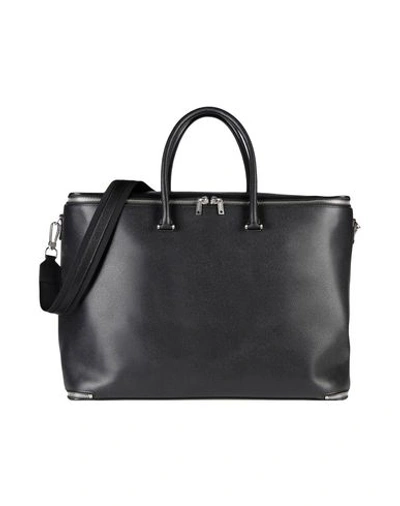 Valextra Travel & Duffel Bag In Black | ModeSens