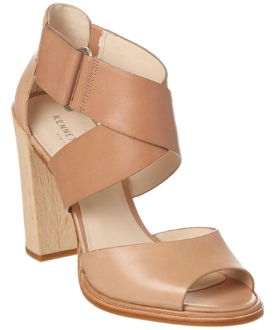 Kenneth Cole New York Sora Leather Sandal' In Bege/tortora | ModeSens