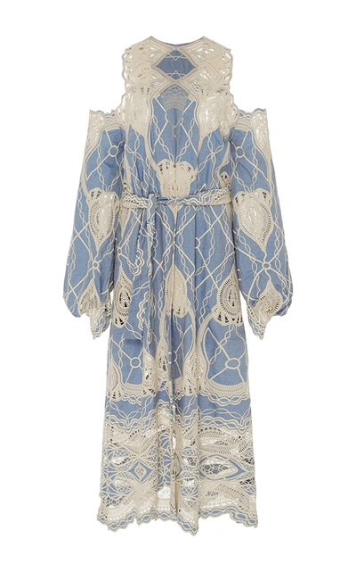 Jonathan Simkhai Crochet Cold Shoulder Robe | ModeSens