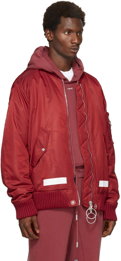 Off-white Red Arrows Bomber Jacket | ModeSens