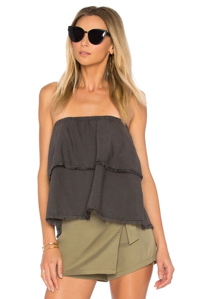 Bella Dahl Flowy Strapless Top In Black Magic | ModeSens