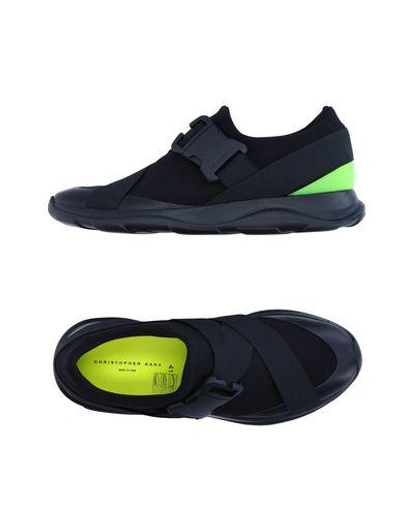 Christopher Kane Black Neon Spoiler Sneakers | ModeSens