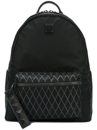 Mcm Diamond Print Backpack | ModeSens