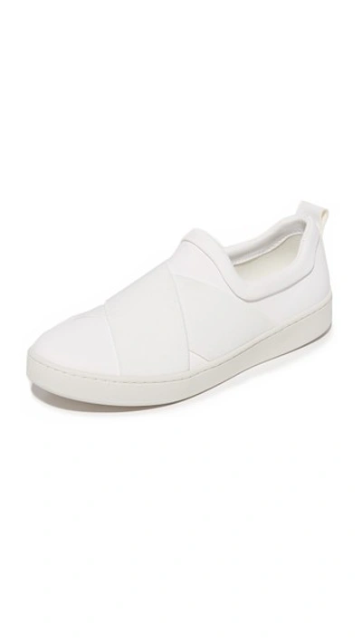 Dkny Brayden Sock Slip On Sneakers In White | ModeSens