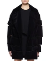 Tom Ford Slashed Velvet Evening Coat In Black | ModeSens