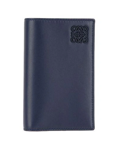 Loewe Document Holder In Dark Blue | ModeSens