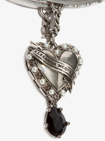 Alexander Mcqueen Heart Locket Double Bracelet | ModeSens