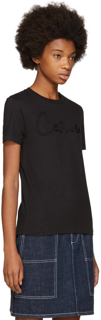 Carven Logo Appliqué Slim-fit T-shirt | ModeSens