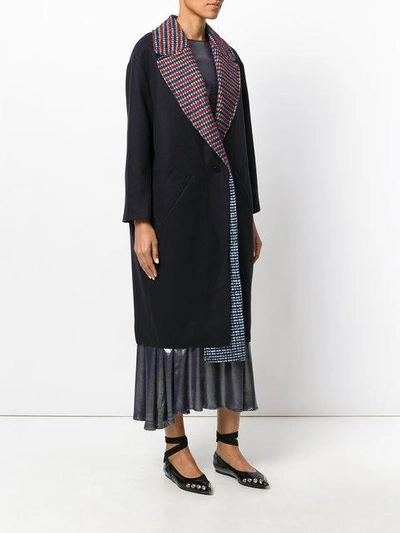 Cedric Charlier Contrast Lining Coat | ModeSens