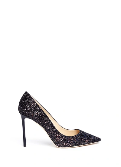Jimmy Choo 'romy 100' Dégradé Coarse Glitter Pumps In Metallic | ModeSens