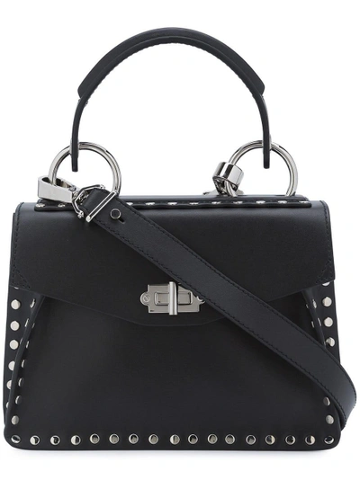 Proenza Schouler Small Hava Top Handle Leather Satchel - Black | ModeSens