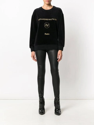 Alexandre Vauthier Logo Sweatshirt | ModeSens