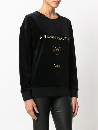 Alexandre Vauthier Logo Sweatshirt | ModeSens