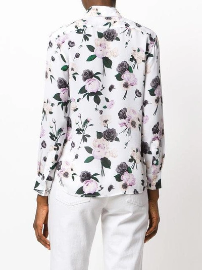 Equipment Leema Floral-print Silk Crepe De Chine Shirt In Bright White ... Equipment Leema Floral-print Silk Crepe De Chine Shirt In Bright White ...