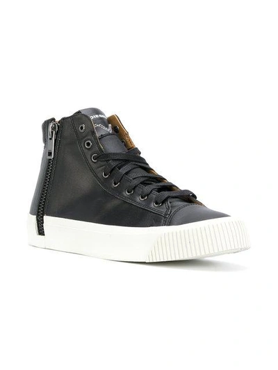 Diesel Hi-top Sneakers - Black | ModeSens