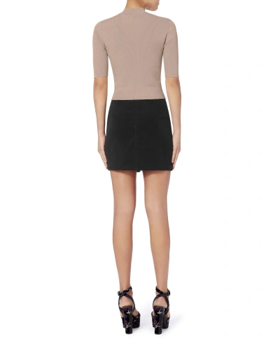 Dion Lee Light Pink Rib Knit Crop Top | ModeSens