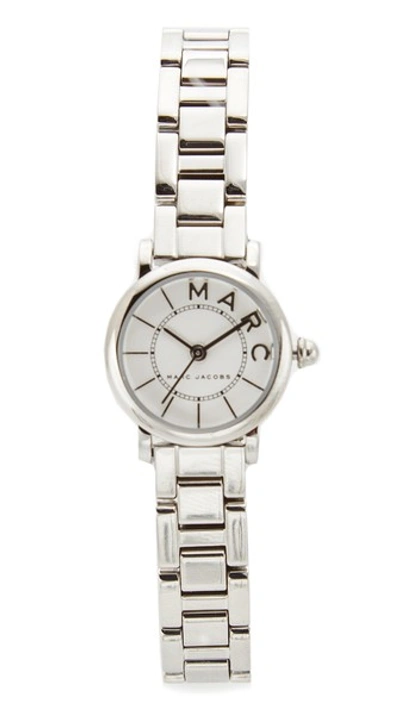 Marc Jacobs Small Roxy Watch In Silver/white | ModeSens
