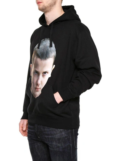 Ih Nom Uh Nit Stranger Things Eleven Hooded Sweatshirt In Black|nero ...