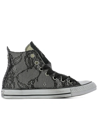 Converse Black Fabric Sneakers | ModeSens