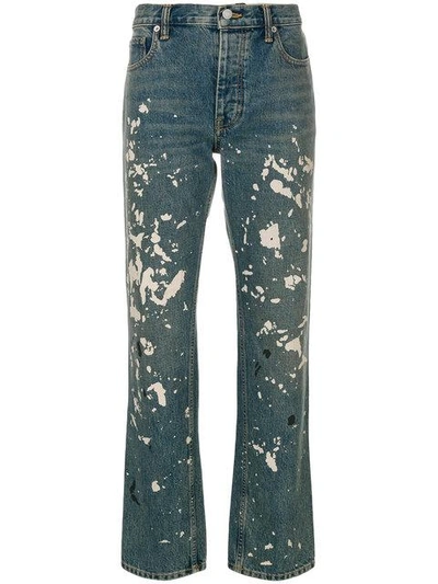 Helmut Lang Re-edition Capsule Splatter Paint Jeans In Paint Splatter ...