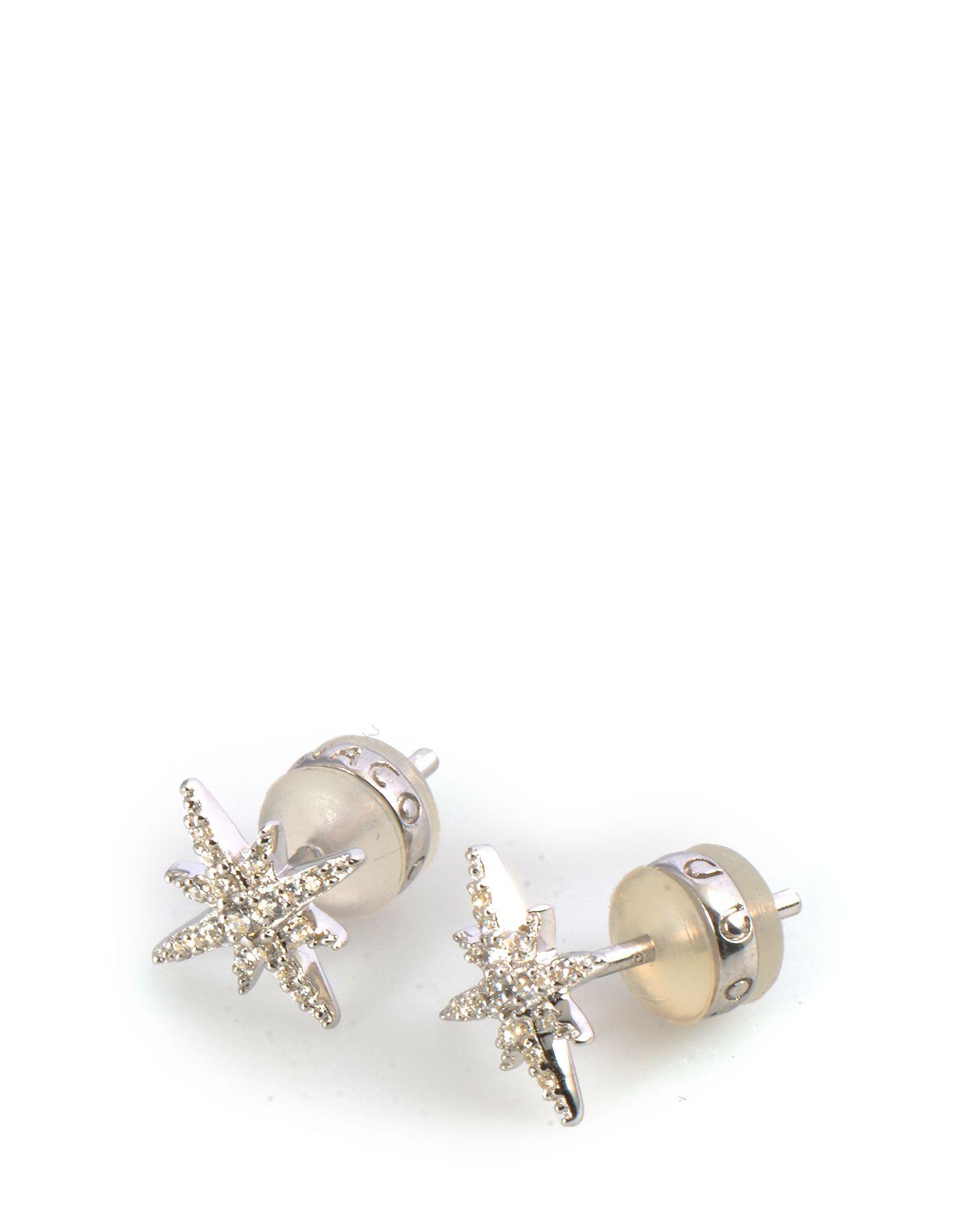 Apm Monaco Silver Earrings Modesens