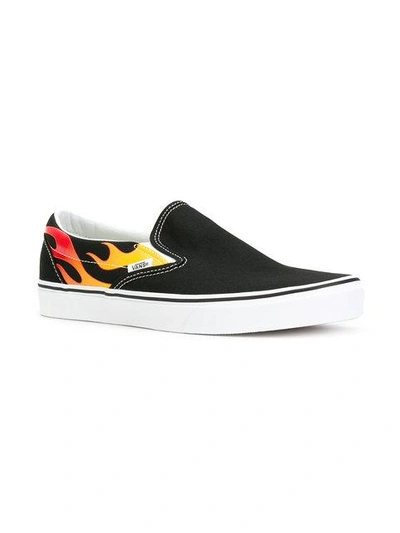 Vans Printed Flames Sneakers | ModeSens