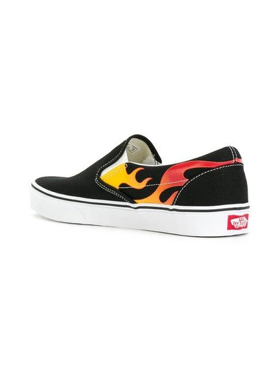 Vans Printed Flames Sneakers | ModeSens