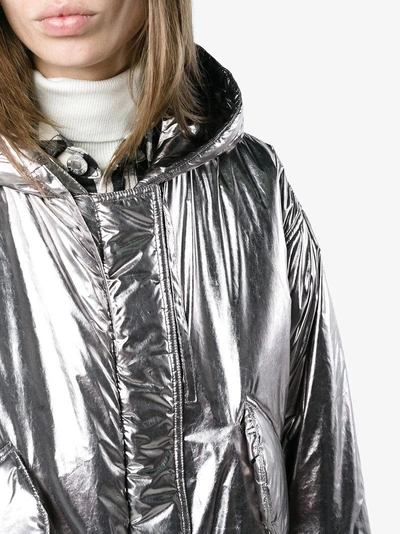 Golden Goose Metallic Puffer Coat | ModeSens