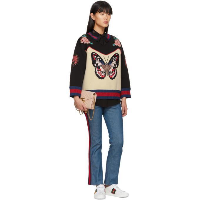 Gucci Multicolor Butterfly Sweatshirt | ModeSens