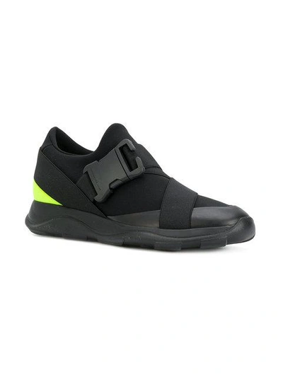 Christopher Kane Black Neon Spoiler Sneakers | ModeSens