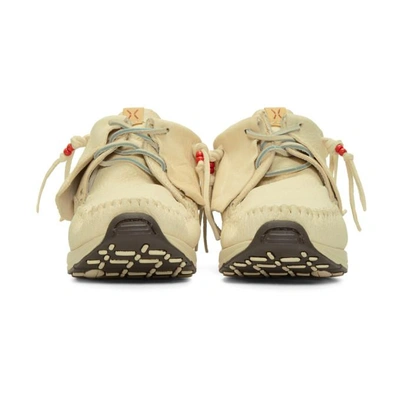 Visvim Off-white Fbt Moccasins | ModeSens